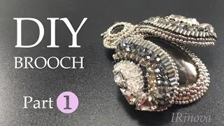 Как сделать брошь жук из бисера  часть 1 How to make a beetle brooch from beads Part 1.mp4