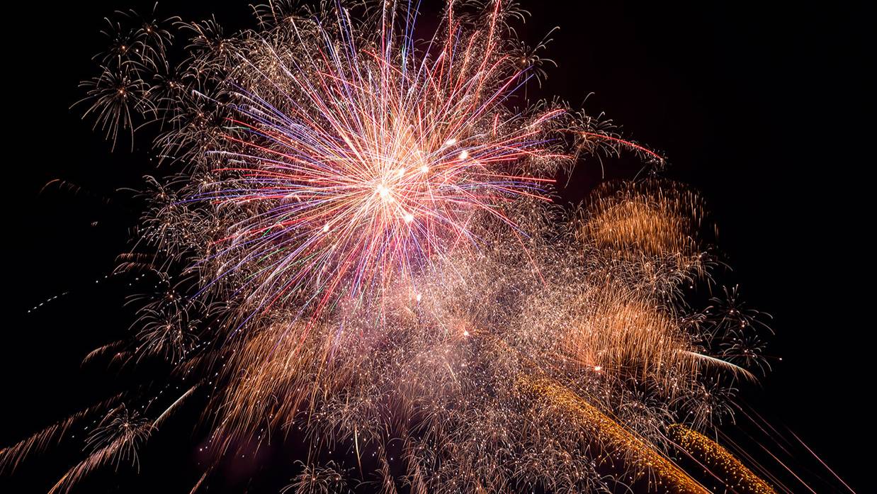 Салют в Вилючинске на Камчатке