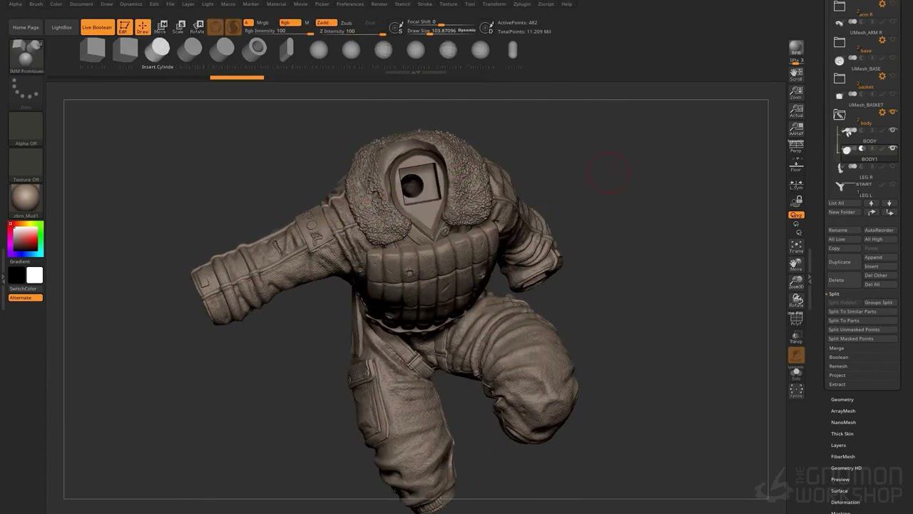 07  Creating Drain Holes With ZBrush