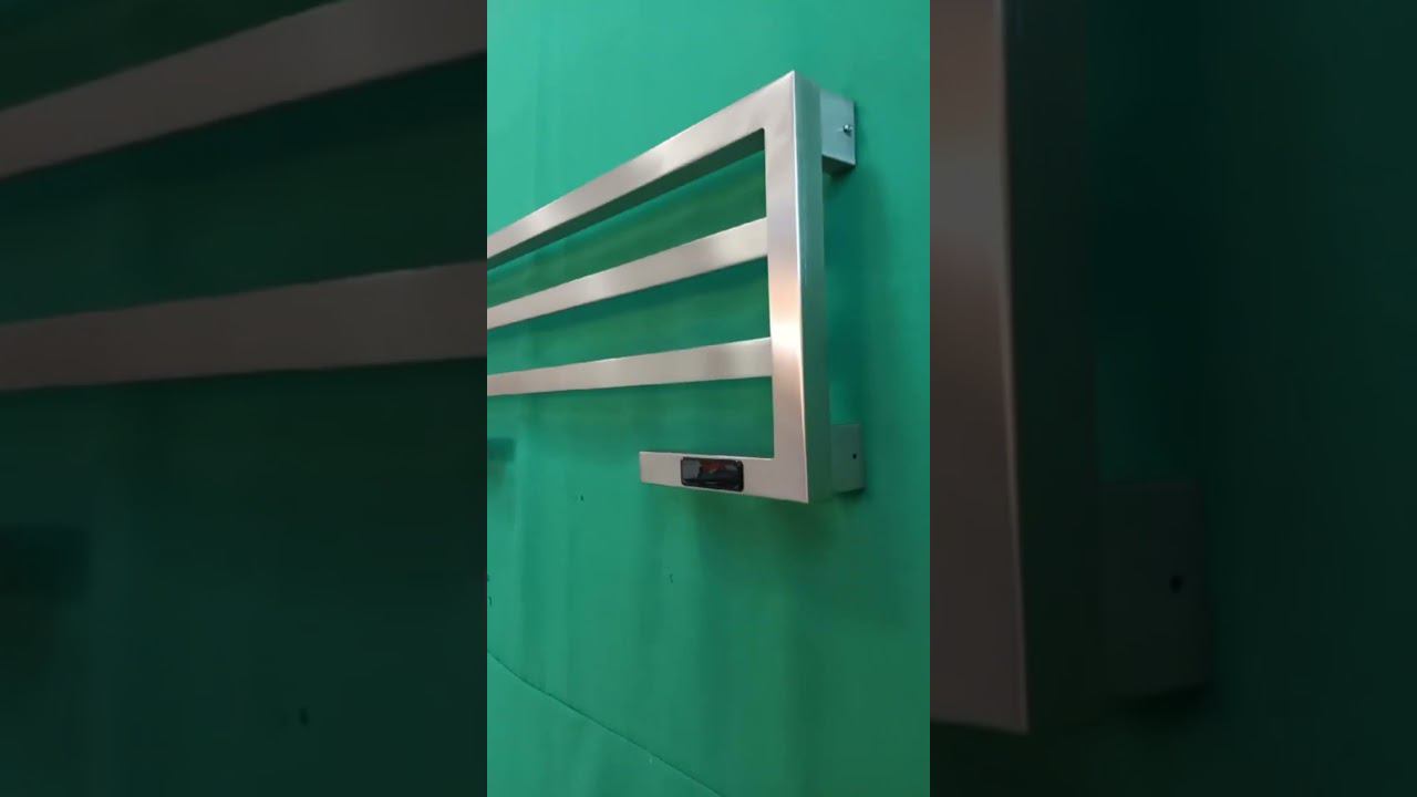 Электрический полотенцесушитель ArtofSpace BATUR цвет Сатин ( никель матовый)