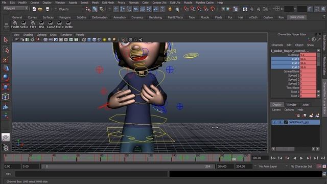 17. Finger animation and final animation polish