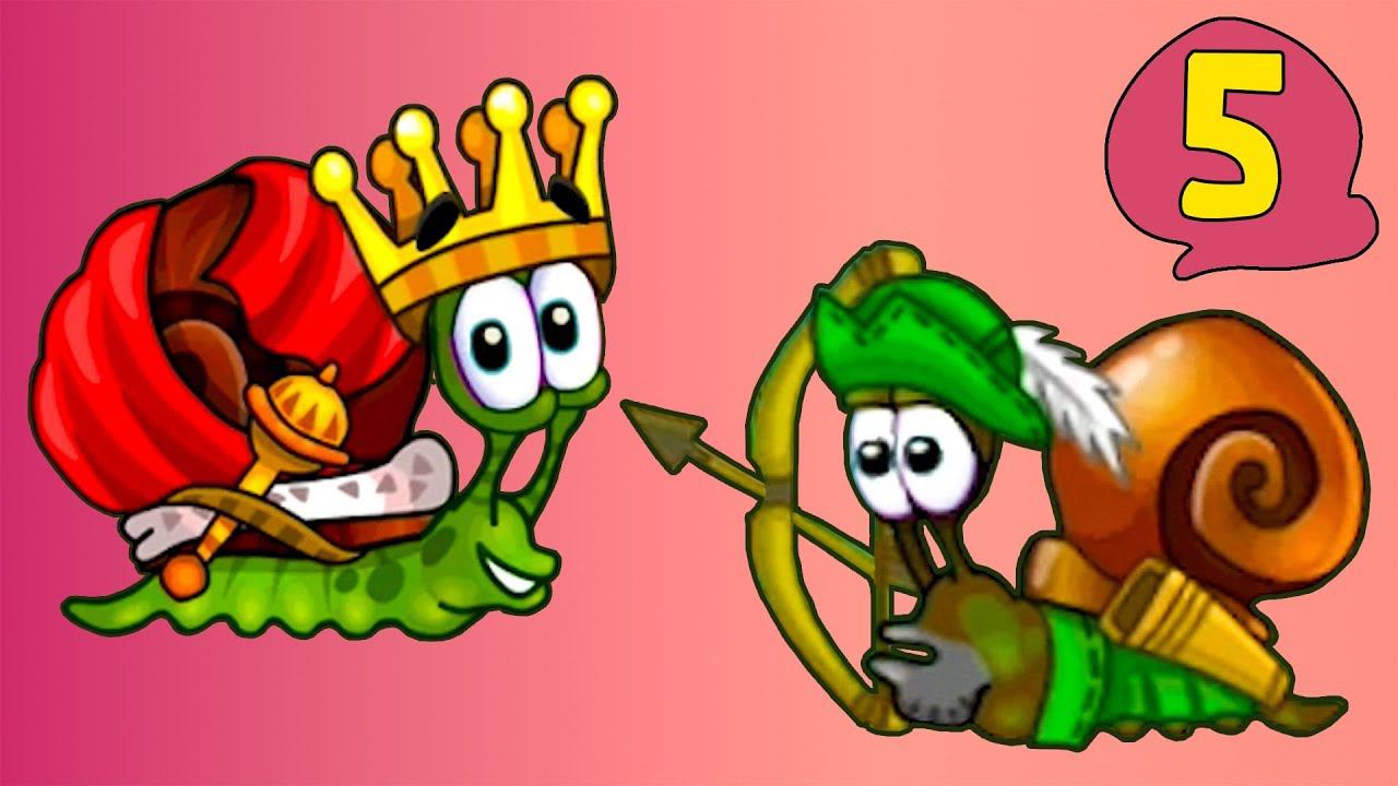 Супер УЛИТКА БОБ №5. Лесная история. Часть 4. ИГРА Улитка Боб 2 на канале Хвостик ТВ