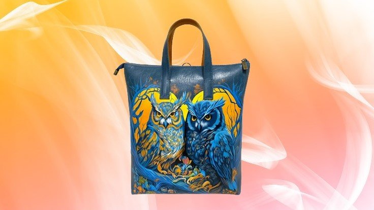Сумка-рюкзак "Совиная семья" Pelle-Volare