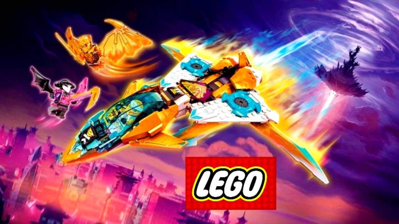 LEGO Ninjago 71770 Реактивный самолёт Зейна Золотой дракон Обзор набора лего ниндзяго
