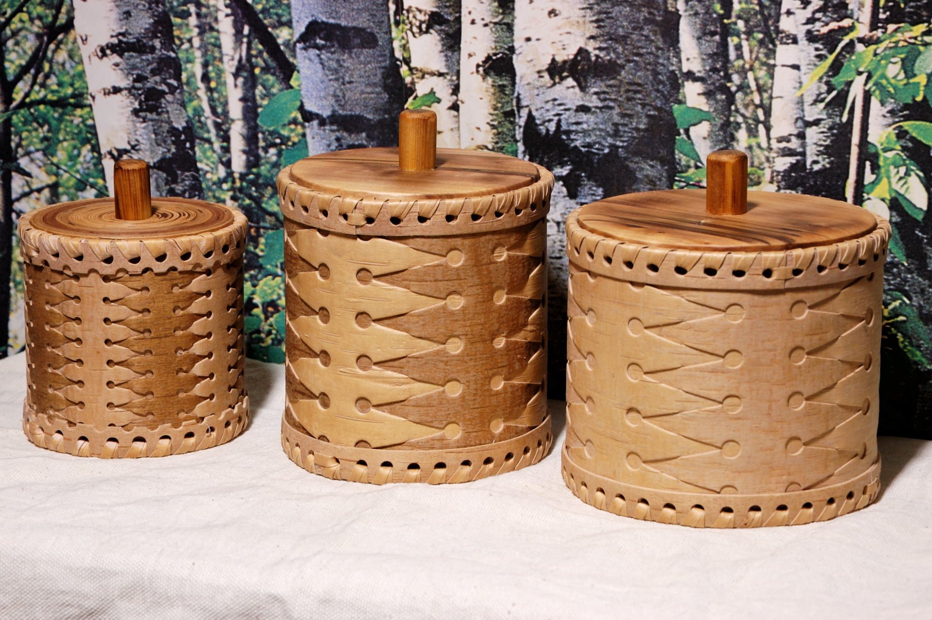 Сложносоставной туес из бересты, подробный гайд.