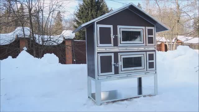 Утепленный отапливаемый крольчатник "Бестселлер"  от Crazyferma