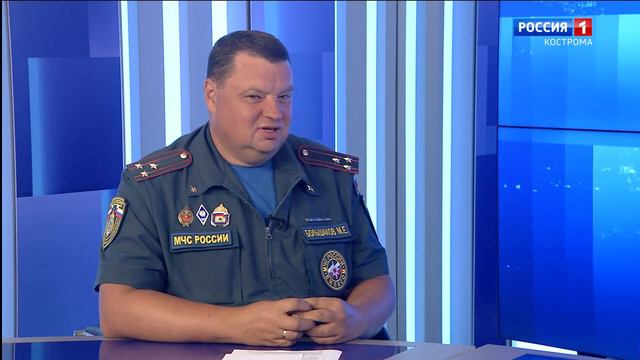 Программа «Вести - Интервью», посвященная Дню образования органов государственного пожарного надзора