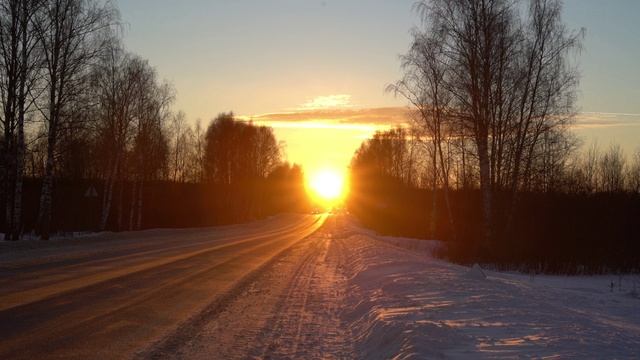 Зимний закат