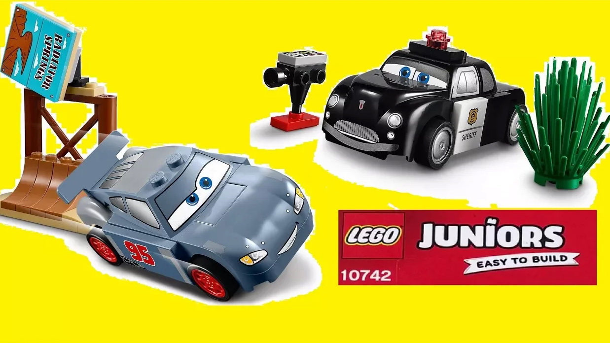 Тачки 3 Молния Маквин Шериф Лего Распаковка Мультики про Машинки Cars 3 Lightning McQueen Lego