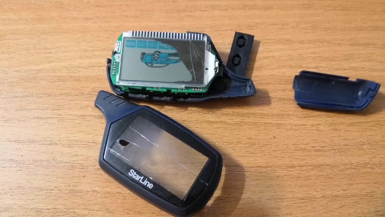 Замена дисплея на  белке сигнализации StarLine A91