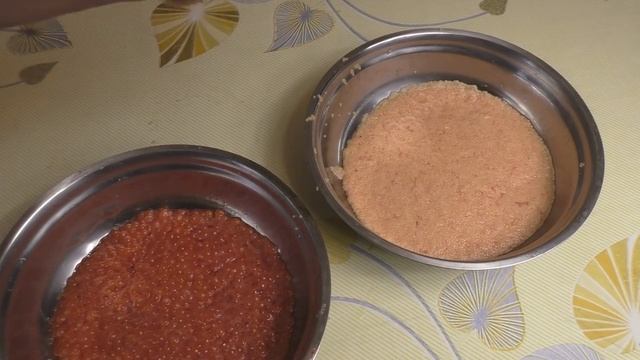 сухой посол икры