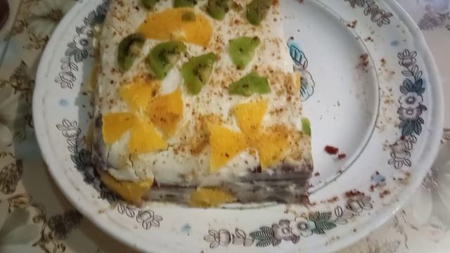 Торт Fechen Frutis. Рецепт приготовления.