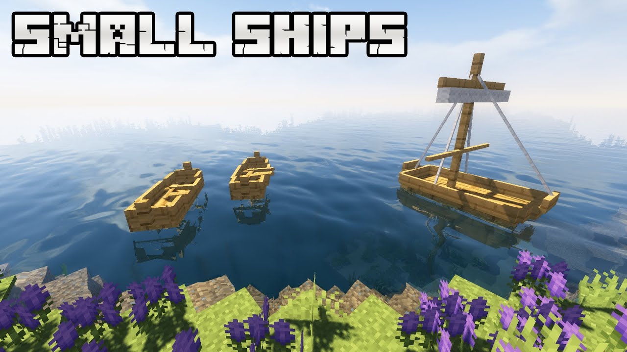 Новые парусные лодки! | Small ships | Обзор мода #11