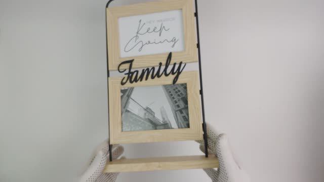 BB-9088 2 фоторамки настольные 10x15, FAMILY (МДФ+Металл)