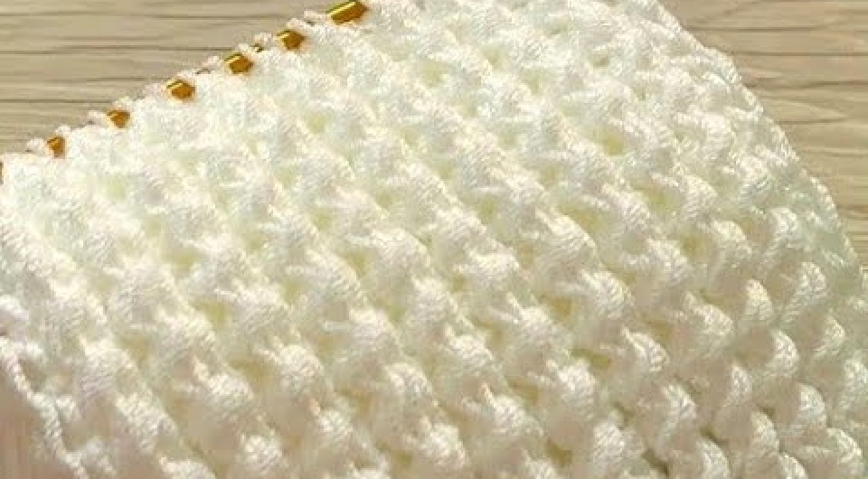 Как связать очень простой узор крючком для новичков с нуля? Пошаговый мастер-класс