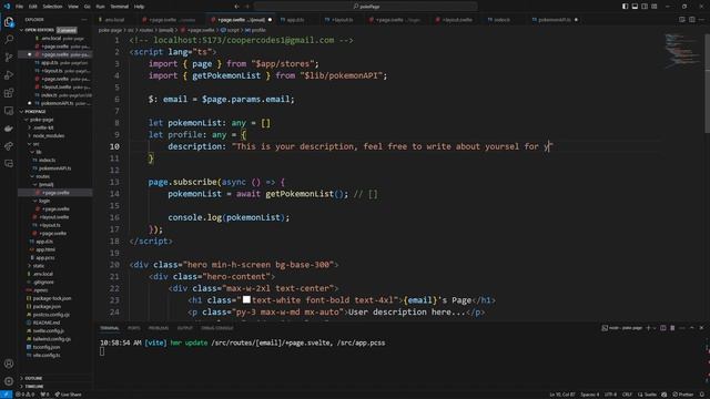 Сборка проекта SvelteKit и Supabase #4 - Pokemon API