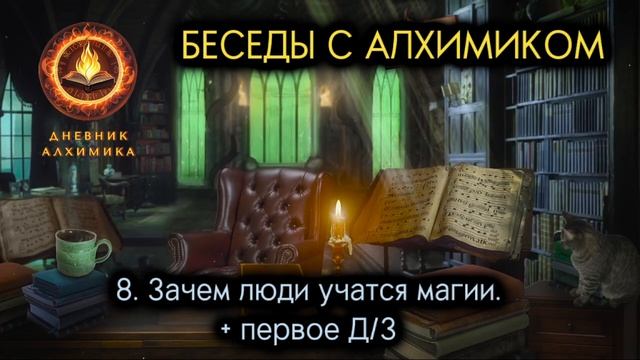 8. Зачем люди учатся магии. + первое Д/З БЕСЕДЫ С АЛХИМИКОМ