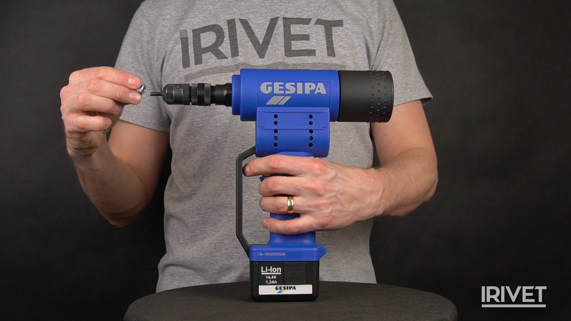 GESIPA FIREBIRD - аккумуляторный заклёпочник для установки резьбовых заклёпок M3 - M10