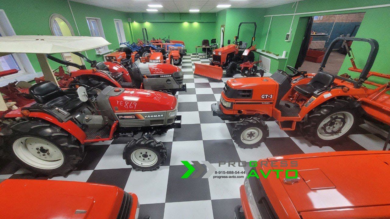 Рум тур нового филиала PROGRESS AVTO в г. Москва, Мытищи д. Ерёмино 5А / видео японских тракторов