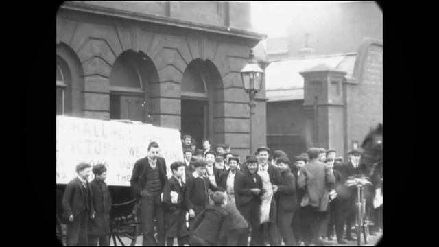 Кинохроника. Вест Бромвич Англия, январь 1902 года. West Bromwich England, early january 1902