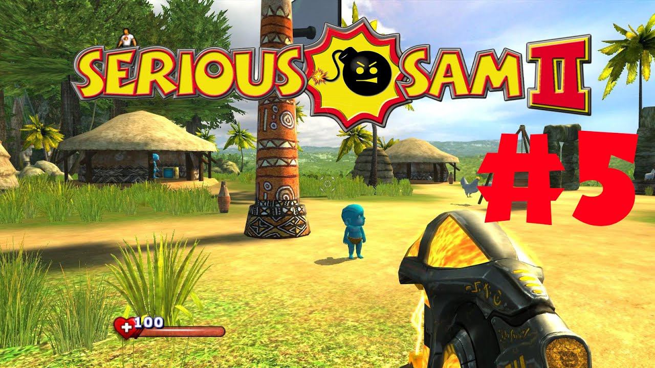 Вечеринка с кучей зомби Прохождение Крутой Сэм 2 на максимальном уровне сложности #5