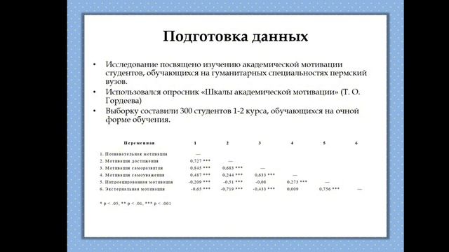 Факторный анализ (лекция)