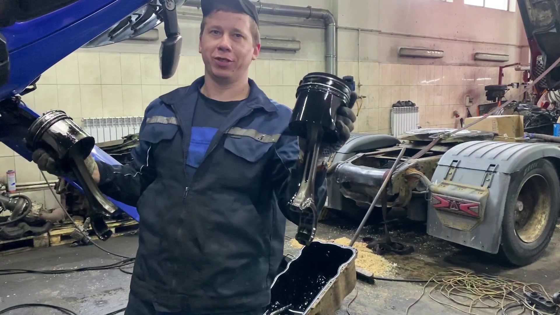 MAN TGS ремонт и запуск ДВС