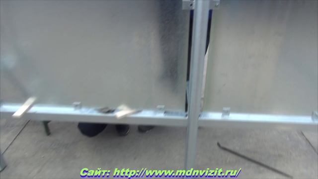 Сборка Автобусного павильона НР-6М-О bus-stop.ru