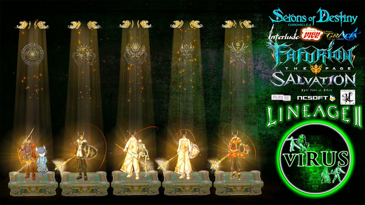 New NPC Hero MMagic with Effects and Logo. LINEAGE II. C4-Gracia ◄√i®uS►