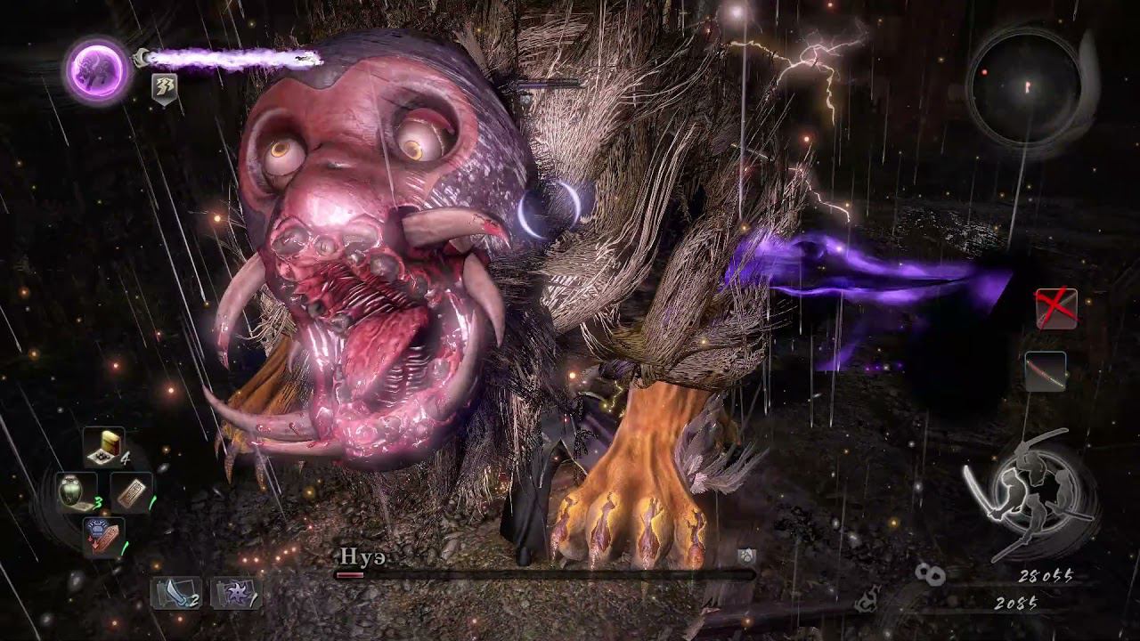 Nioh Сон камня духов : Часть 2 и битва с боссами Нуэ и Мануэсига Татибана