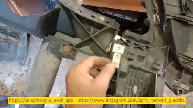 SPro® ✅ Сращивание каркаса бампера ML 164 ? Сварка пластика в С.mp4