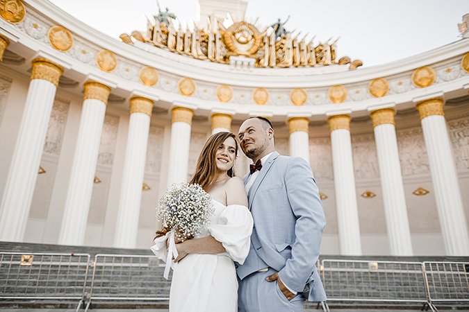 Владислав и Светлана, свадьба на ВДНХ