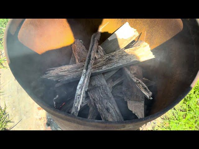 Как можно сделать костровую чашу и пару слов о правильном сжигании мусора на дачном участке