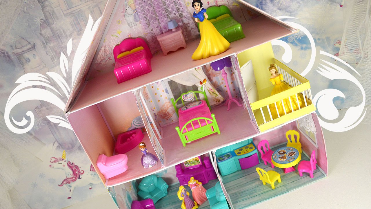 Домик из картона своими руками