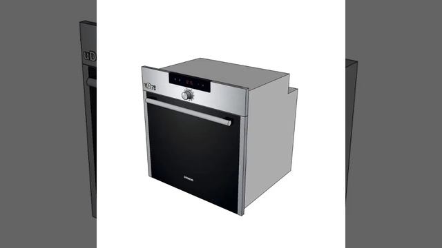 Духовой Шкаф для проектирования мебели в программе SketchUp