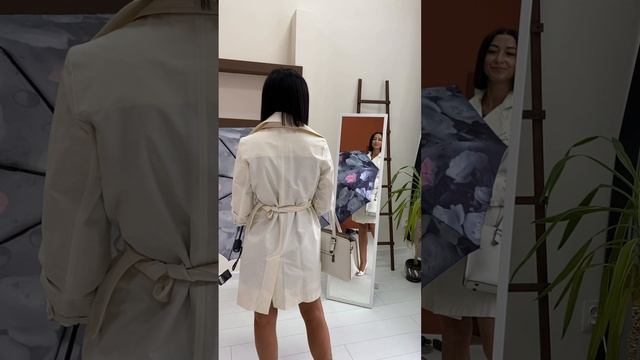 Зонт женский Flioraj Серый 3 сложения Автомат Антиветер 190215 FJ