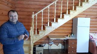 Лестница первый раз! Своими руками! Сколько ушло времени, сил и денег???