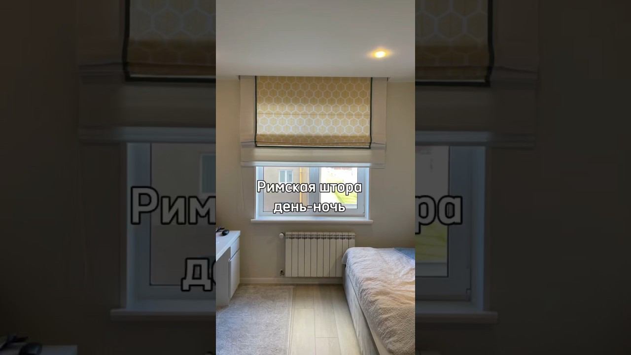 Римская штора день-ночь в детскую