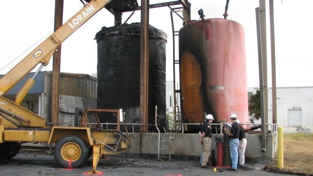 Опасность взрыва на очистных сооружениях