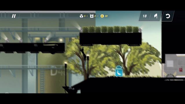 Прохождение мобильной игры Vector | Сюжетный режим | Технопарк | 3-2 уровень