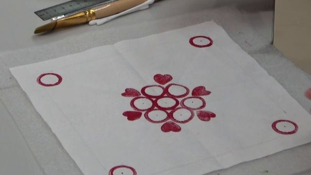 Мастер-класс "Художественная набойка на ткани"