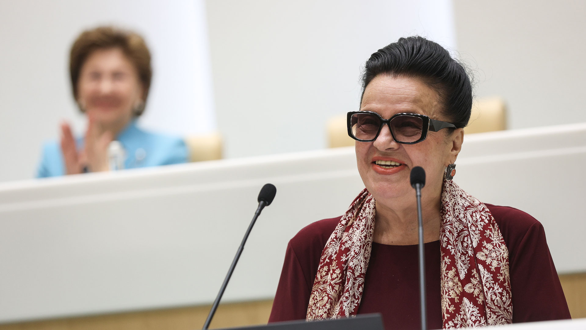 Выступление народного поэта Республики Дагестан, заслуженного работника культуры РФ Марины Ахмедовой