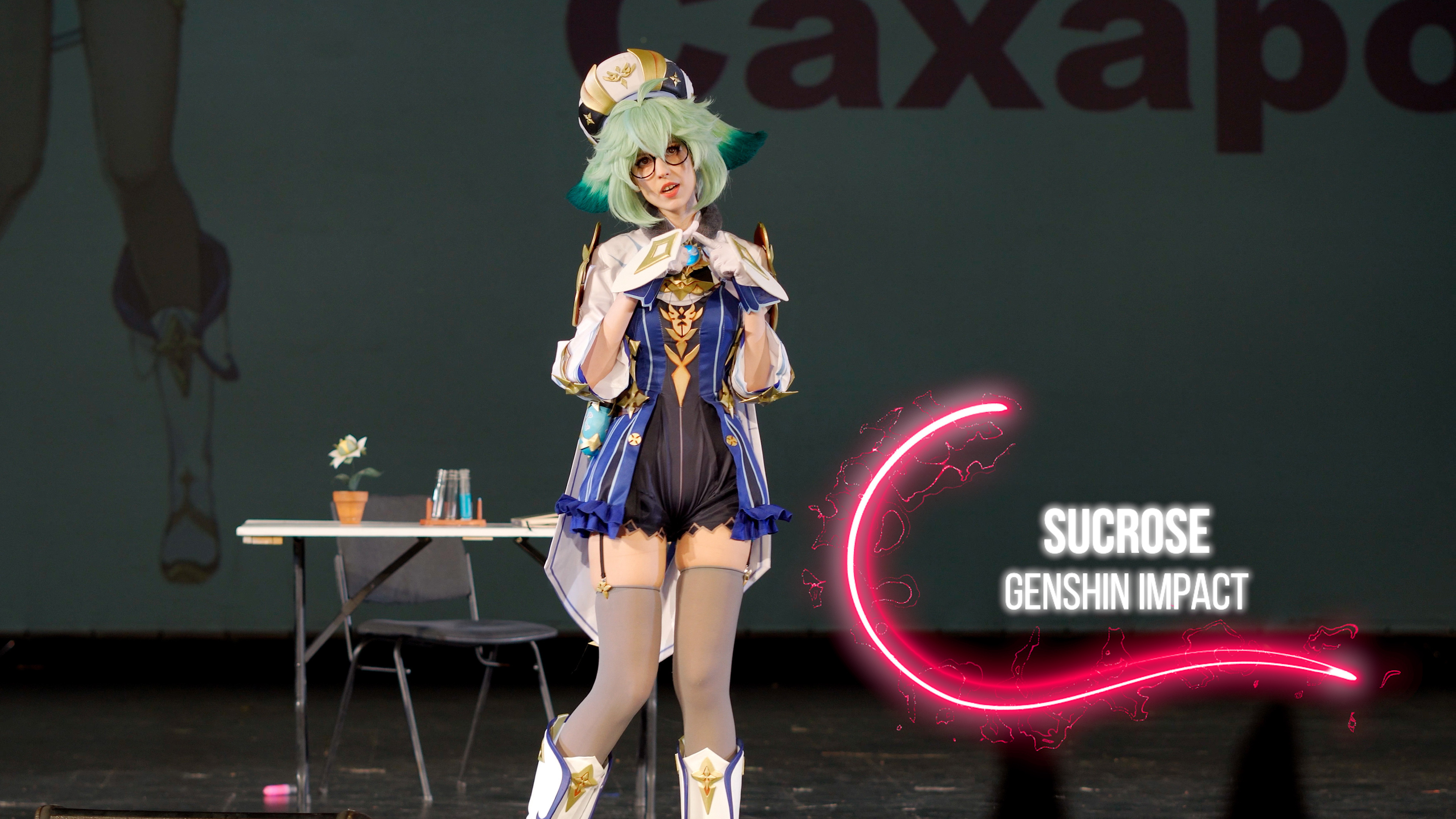 Сахароза - Влияние Геншина Косплей Дефиле на Весеннем Тогучи 2024