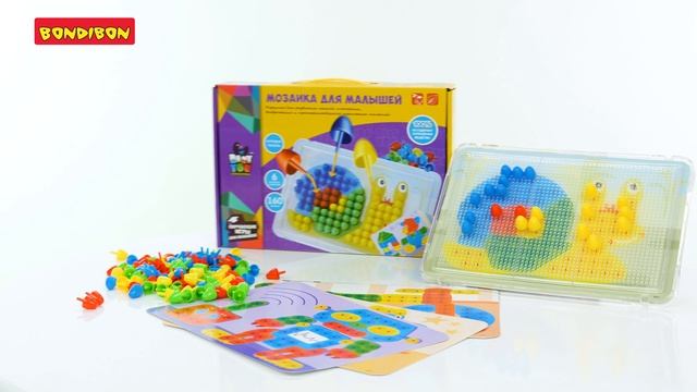 Развивающая игра Baby You Bondibon "Мозаика для малышей" 100 и 160 фишек