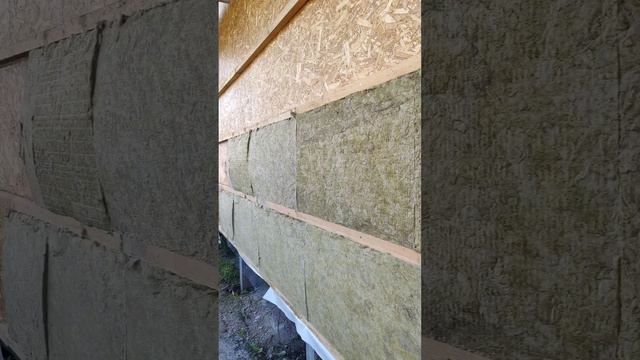 Строим Каркасный Дом день 16-22 Утепление и Обшивка Стен #дастрой #каркасныйдом