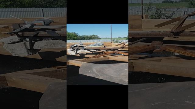 Баня 4х6 с верандой. Начало.