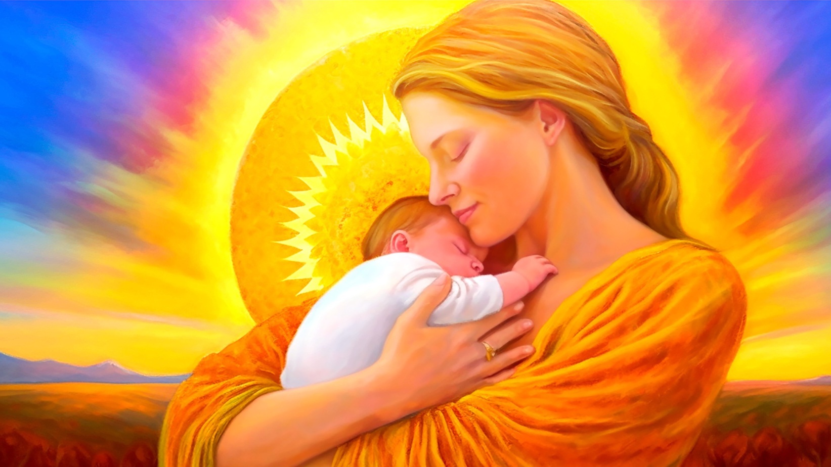 "Женщина с ребенком на руках" стихи Сергея Острового, образы Петра Папихина, видео Татьяны Трубеевой