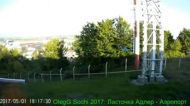Сочи 2017: Ласточка Адлер - Аэропорт (съемка на экшн-камеру)