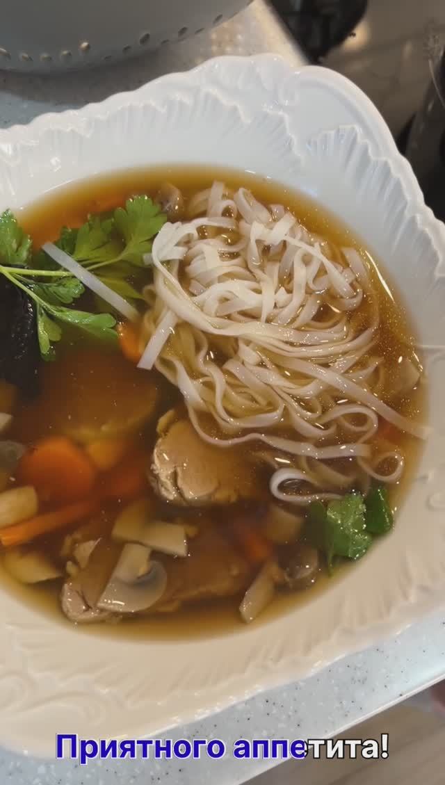 Тайский суп с тофу!  #Shorts