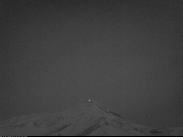 Вулкан Авачинский. 2019 12 12 13:51 UTC. Один кадр в секунду.